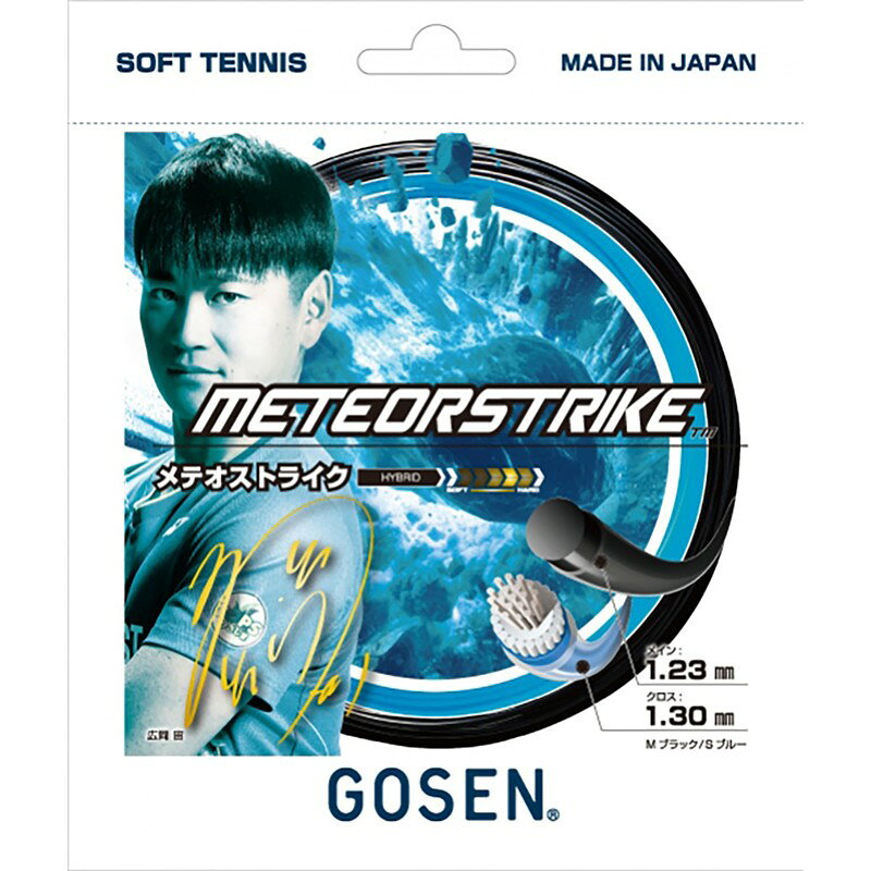 ソフトテニスプレイヤー広岡宙が選択した すべてを貫くパワー 、 自信に繋がるホールド感 その両方を兼ね備えた、相手を制圧するハイエンドハイブリッドガット。 素材： [ メイン ]HPP ソフトポリエステルモノフィラメント、シリコンオイルコー...