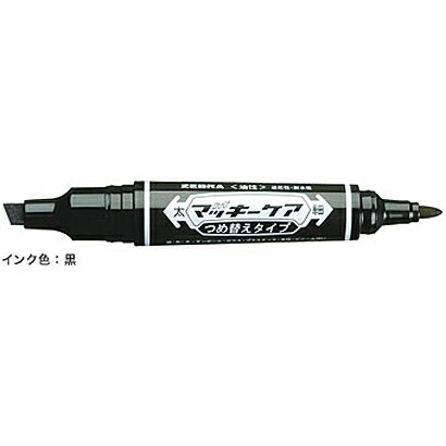 ■商品説明■ つめ替えタイプ 速乾性・耐水性 1本で太・細書き両用 紙・布・木・ダンボール・ガラス・プラスチック・金属・ビニール類など幅広くご利用になれます。 （浮輪等の軟質塩化ビニール製品には適しません。） ■仕様内容■ インク：油性染料...