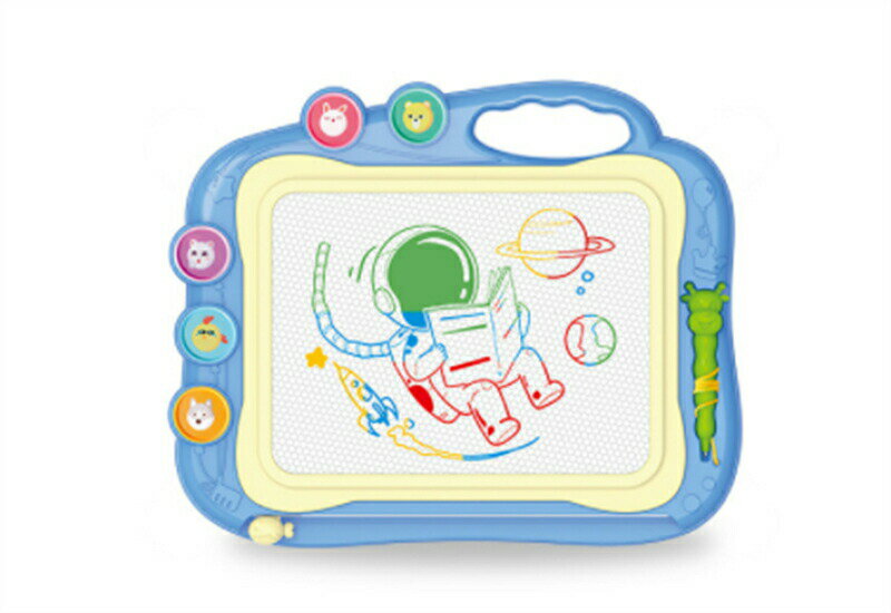 商品情報【知育玩具として最適】お子様の想像力を引き伸ばしてくれる、マグネットペンだから何度でも描けて汚れる心配もなし！お子様の習字と落書きに最適。お絵かきは子どもの右脳を鍛えると認められ、想像力と創造力を育てます。【4色でカラフル】描くカラ...