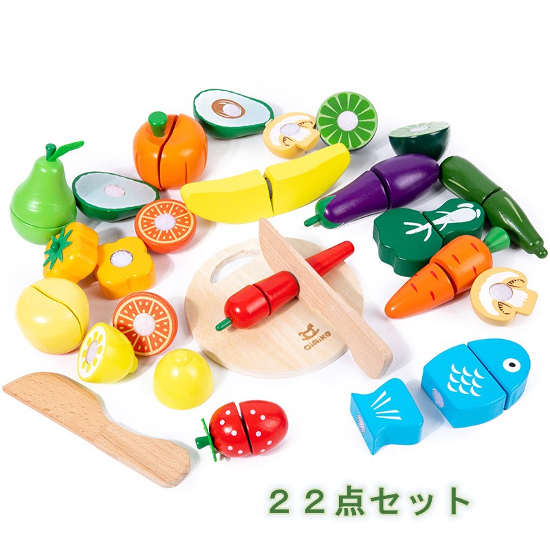 商品情報 言葉を覚える練習は「果物の名前から」というお母さんも多いはず。 お母さんの真似がしたくなるお年ごろに 心がやさしく育っていく、ままごとセット！ 大人が見ていてもワクワクするような、色々な種類のくだものが詰まったままごとセットです。...