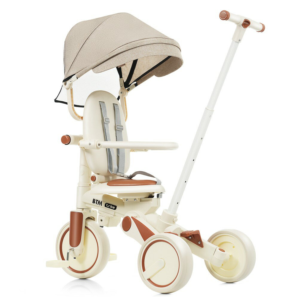 POINT 1.【お子様の成長に合わせて長く楽しめる】 1.対面向き：12ヶ月〜 対面式で親子のコミュニケーションがアップできるし、赤ちゃんに十分な安心感も与えられます。 2.三輪車（押し棒&背もたれ&ベルト付き）：1〜2歳 子供が自由に歩...