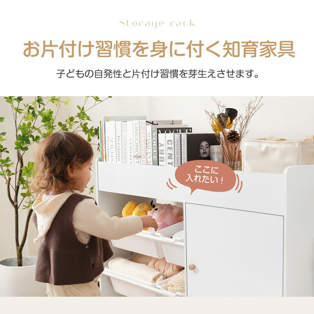 【ホワイトボード付き】タイムスケジュールを作って、自発的な学習や生活習慣を身に付けるに効果的！ご注意： 1.マーカーペンとイレーザーは付属しておりません。予めご了承ください。 2.ホワイトボードは大きめの扉一つ板しかありません。ほかの板はホ...