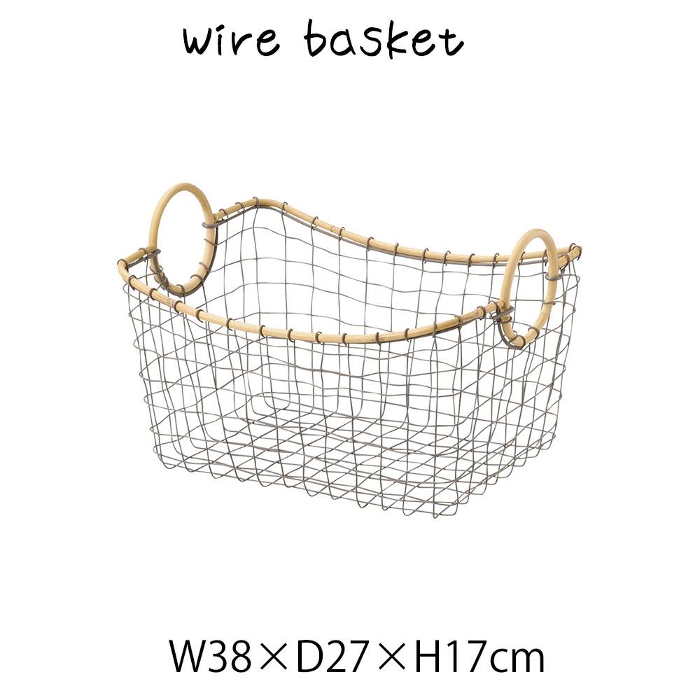 商品番号：cdri2438ワイヤーバスケット こちらは藤（ラタン）で作られております。 商品はまだまだあります！同じシリーズで揃えると、さらに素敵になりますよ♪ぜひ一度ご覧ください！ カゴ・バスケット特集が登場！お部屋をスッキリ整理整頓して...