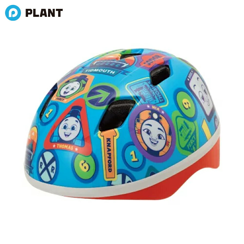 商品説明 トーマスとなかまたちのかわいいデザインの子供用ヘルメットです。 お子様の首に負担がかかりにくい重さ約220gの軽量設計。 ヘルメット周り360度リフレクターシールが付いているので、暗い道でも安心です。 サイズ調整ダイヤルが付いてい...