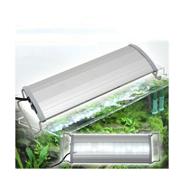 コスパ重視ながら、圧倒的な高ルーメンを誇るLED！ アクロ　OVAL　LED　300　1850lm　BRIGHT 対象 30cm水槽（27〜44cm水槽まで設置可能）ガラス厚12mmまでのフレームレス水槽に対応フレーム水槽にも対応 特長 ●...