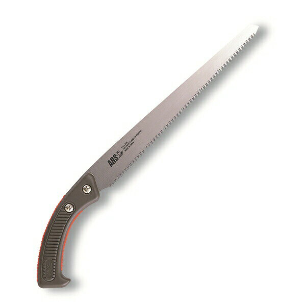 りんごの剪定に開発された鋸。【全長】■463mm【刃長】■300mm【重量】■本体：135g■サヤ：115g【材質】■刃：高炭素刃物鋼【商品その他スペック】■ピッチ：5.0mm■切り幅：1.0mm■UVカット【商品説明】りんご樹など果樹剪定...