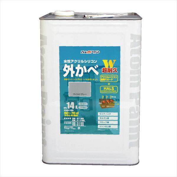 【商品情報】■汚れがつきにくく、ついた汚れも落としやすいアクリルシリコン樹脂塗料。■汚れがつきにくく、ついた汚れも落としやすいアクリルシリコン樹脂塗料。■HALS(紫外線劣化防止剤)配合で色褪せにも強い。【商品仕様】■商品サイズ(約):D2...