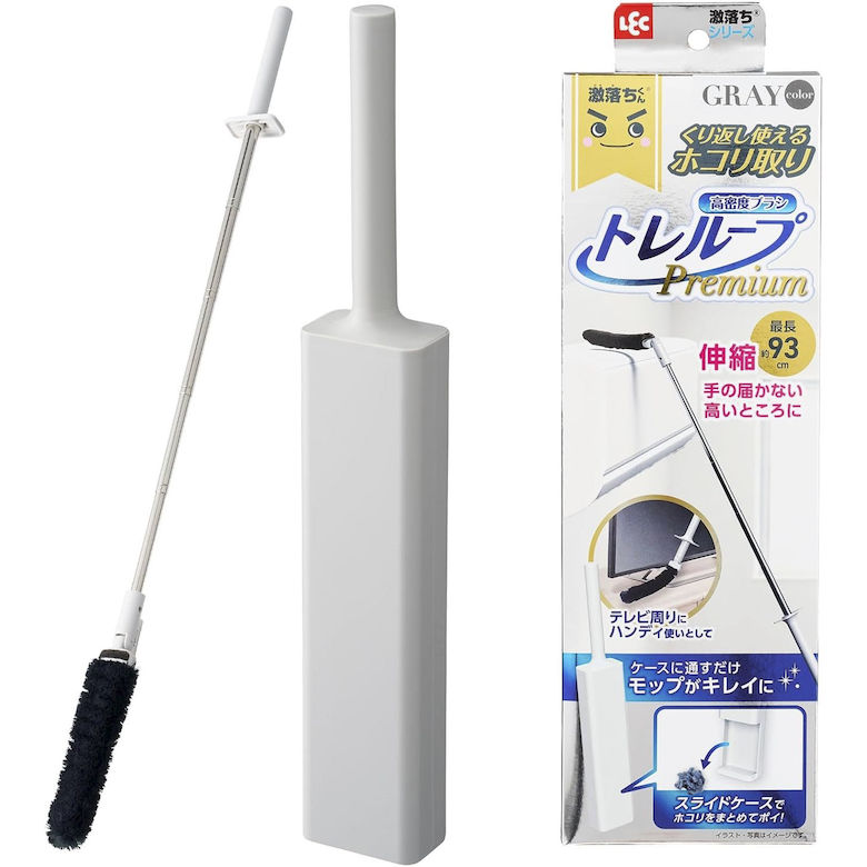 【商品情報】ケースに通すだけでモップがキレイに。ケースに入れる度モップがキレイになるトレループのホコリ取りです。掃除後のお手入れが手軽なので、いつでも気持ちよく繰り返し使えます。ケースはスライド開閉式なので、ホコリをまとめて捨てられます。ペ...
