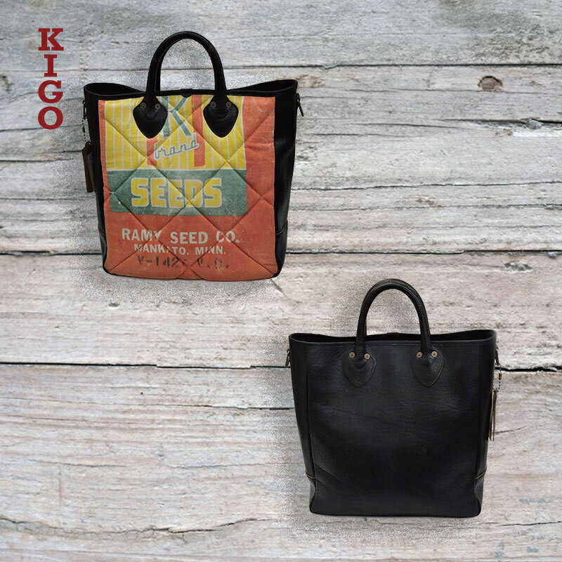 ギフト対応 ■商品詳細■ 素材 本体：Spalle Vacchetta Vollan KIGO （ブルハイドレザー：牛革） 内装：Army Duck（綿100％） サイズ 縦36.5 × 横32.5 × マチ15.0 cm ポケット内側： ...