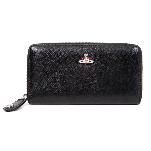 ヴィヴィアンウエストウッドVivienne Westwood ディアマンテハートレザー長財布 黒商品コード：K-171361コンディションランクコンディション詳細角擦れがあります（写真参照）。その他目立ったダメージ等なくいい状態です。サイズ...