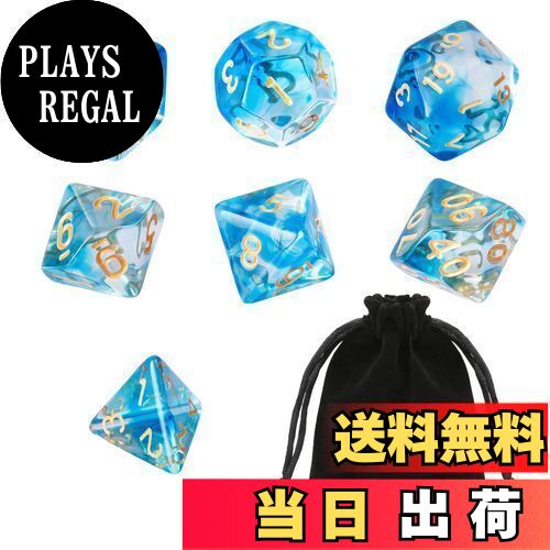 商品情報商品の説明説明 多面体ダイス主な仕様 ダイスサイズ：1.5cm-2cm；カラー：ブルーbr多面体ダイス：1-D4, 1-D6, 1-D8, 1-D10, 1-Tens10、1-D12、1-D20、計7枚。br高品質ダイス：傷が付きに...