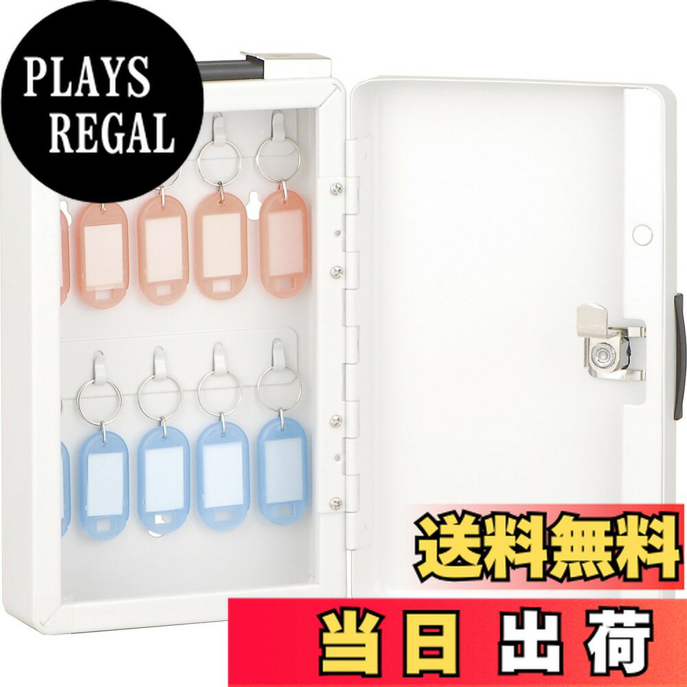 商品情報商品の説明・材質:本体/スチール・ABS・PVC、キーホルダー/PP ・施錠方式:シリンダー錠 ・デザイン性にも優れコンパクト設計です。 ・色分類できるキーホルダーが便利です。 ・キーホルダーの中には、書き込み可能な見出し用紙が付い...