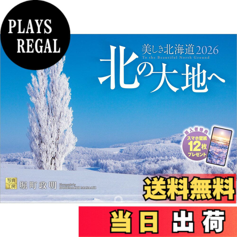 商品情報商品の説明どこまでも広がる雪原、草花が紡ぐ色彩豊かな丘など、北海道ならではの壮大な風景を収めたカレンダーです。 厳しい自然が育んだ絶景の数々。北海道の風景は、ほかでは見ることのできない魅力にあふれています。 撮影は北海道富良野生まれ...