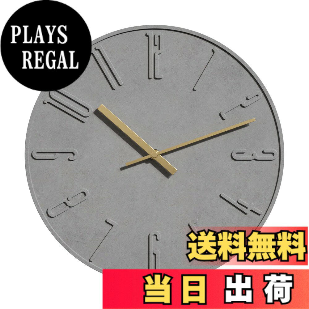 商品情報 商品の説明 主な仕様 【商品仕様】サイズ：直径30cm。本体重量：約1.44kg。 文字盤材質：コンクリート。針材質：メタル 。電池：1 単3形（含まれていません）。 ご注意：マンガン乾電池を使用してください。【シンプル且つおしゃ...