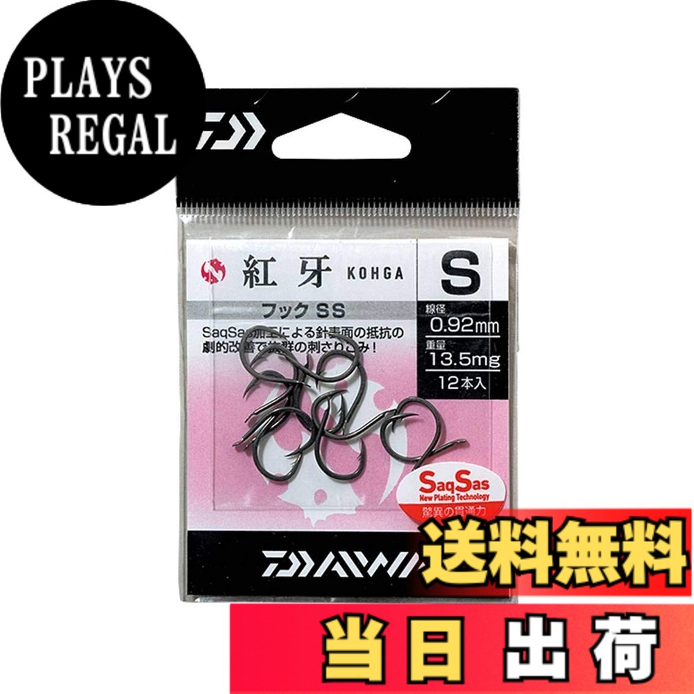 商品情報商品の説明紅牙BAYRUBBERに採用されているサクサスフックのバラ針。主な仕様 サイズ:Sbr入数:12本使用可能な釣法:タイラバ主なターゲット:マダイ ロックフィッシュ アマダイ ホウボウ