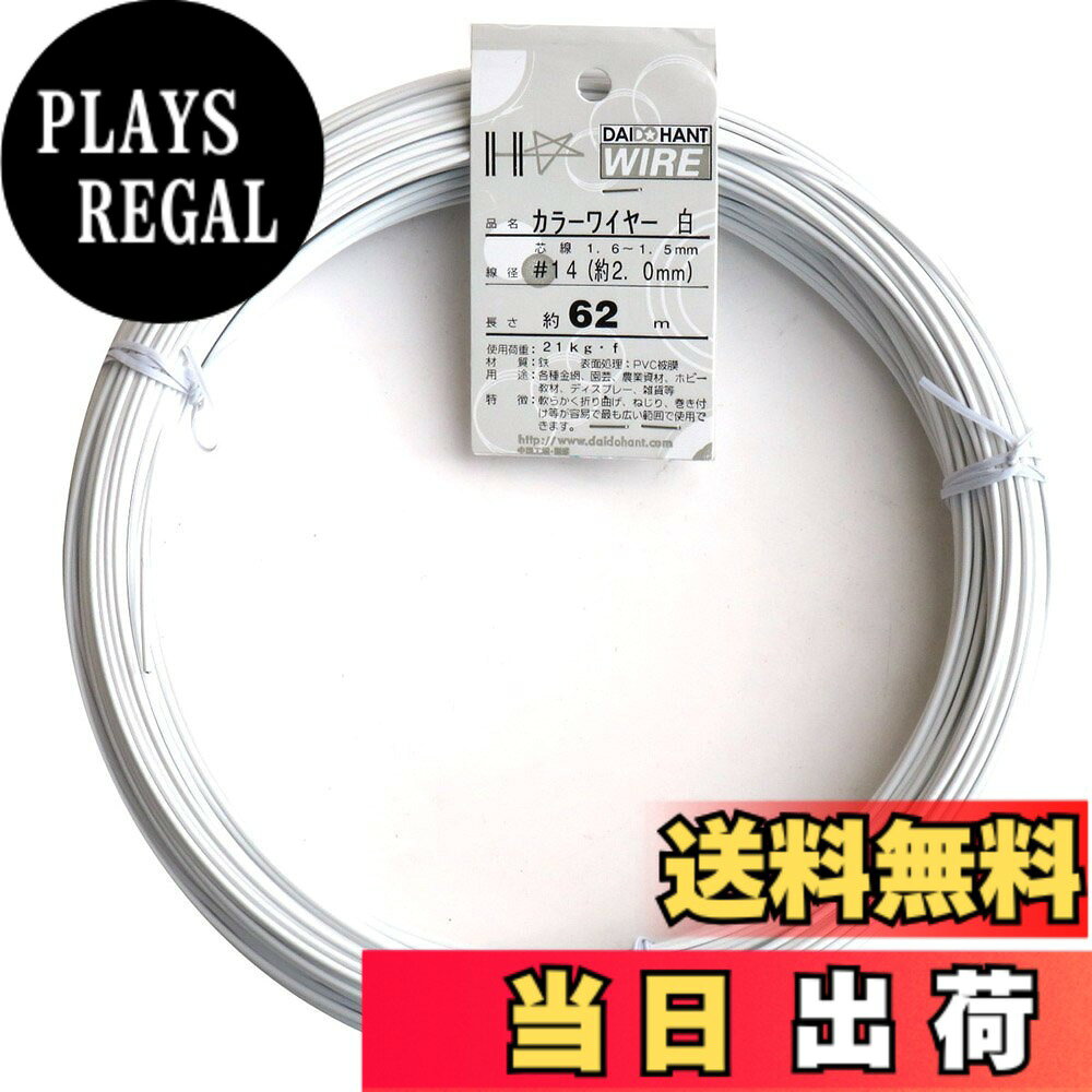 商品情報商品の説明園芸や農業でご使用いただけます。 夏休みの工作やクラフトにもお使いいただけます。 なまし鉄線にPVC(ポリ塩化ビニール)を被膜した針金です。 芯径が細く被覆してしているので、柔らかく曲げやすいです。 結ぶ場合は、本体にキズ...