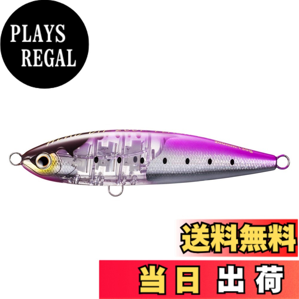 商品情報商品の説明シマノ(SHIMANO) オフショア トップウォーター オシア ヘッドディップ 200F フラッシュブースト XU-T20S 002 Fピンクイワシ主な仕様 タイプ：フローティングサイズ(mm)：200br対応魚種:ブリ ...