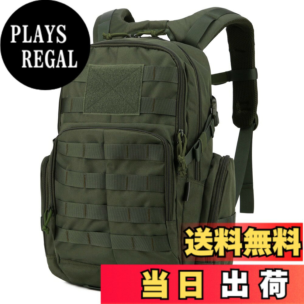 商品情報商品の説明主な仕様 【リュック仕様】容量：25L。長30x高43x幅20cm。このミリタリーバックパックは600D耐水性ポリエステルで作られています。 YKKジッパー。【MOLLE対応です】このリュックサックは、小さなアイテムに掛け...