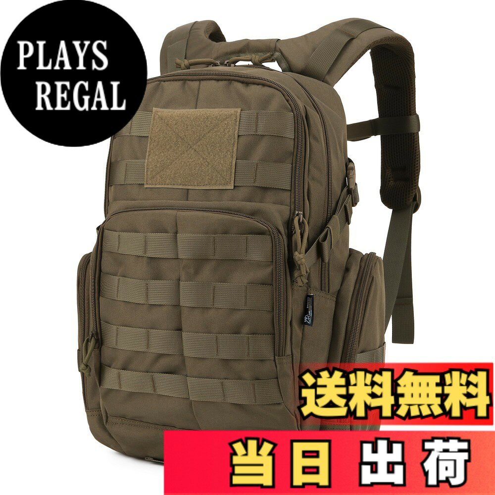 商品情報商品の説明主な仕様 【リュック仕様】容量：25L。長30x高43x幅20cm。このミリタリーバックパックは600D耐水性ポリエステルで作られています。 YKKジッパー。【MOLLE対応です】このリュックサックは、小さなアイテムに掛け...