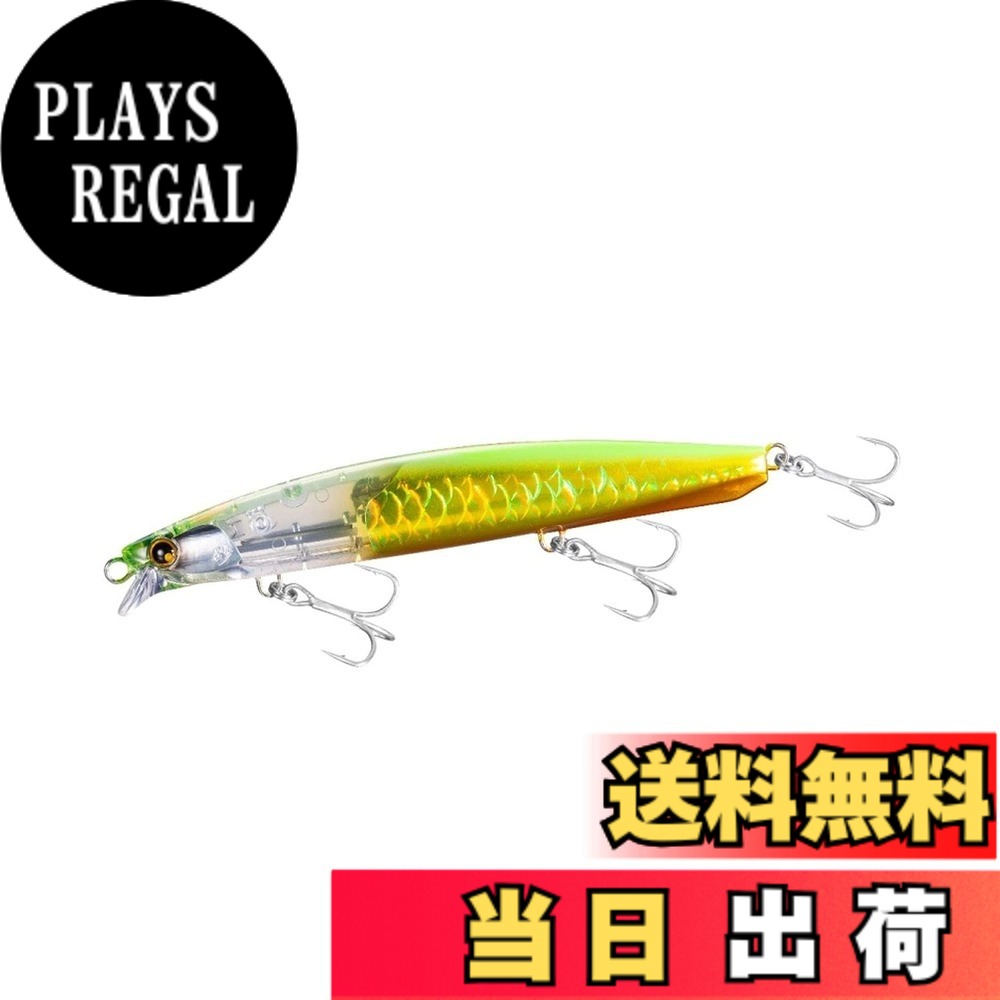 商品情報 商品の説明 説明 シマノ(SHIMANO) 熱砂 ヒラメミノーSR 130S フラッシュブースト 主な仕様 カラー:001 Fヒラメゴールドタイプ:シンキング全長(mm):130自重(g):26フックサイズ:#5×2、テールのみ#...