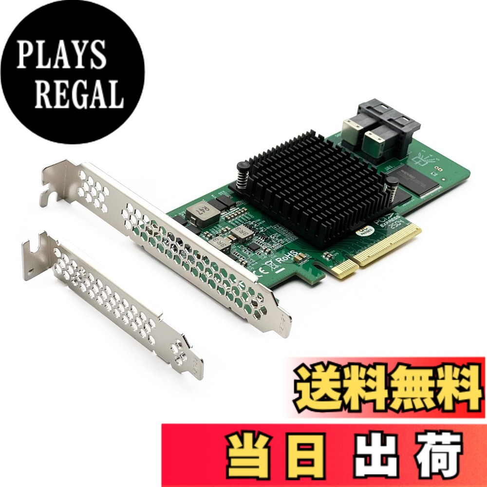 商品情報商品の説明10Gtek 12G 内蔵 PCI Express SAS/SATA HBA Raid コントローラ カード、Broadcom SAS 3008、SAS 9311-8I と互換性があり、Raid 0/1/1E/10 をサポ...