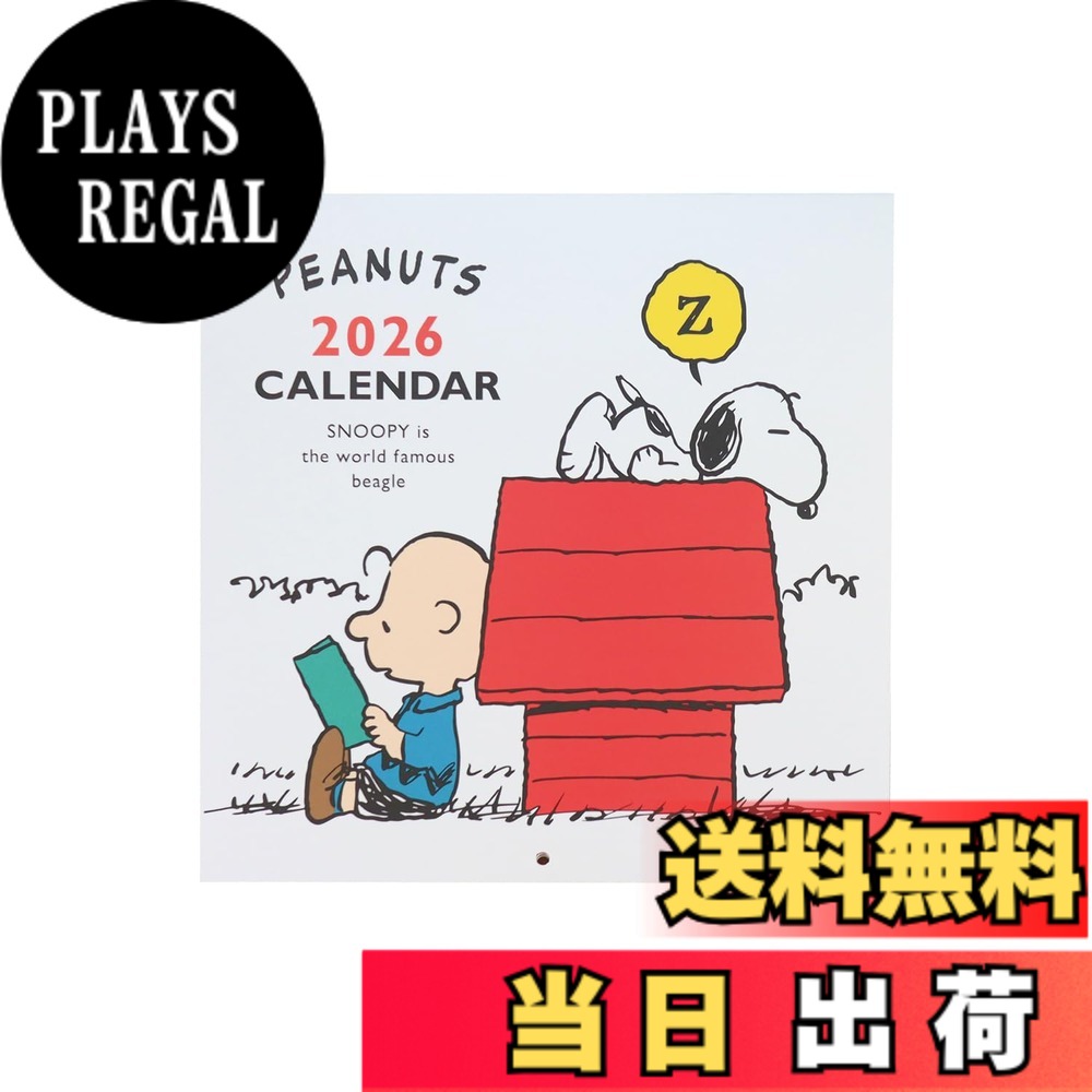 商品情報商品の説明PEANUTSの世界観が楽しめる壁掛け式カレンダー。主な仕様 ( c) 2025 Peanuts Worldwide LLC 【サイズ】255x260x4mm 200gbr【枚数】 14枚【仕様】六曜表記あり、2026カレンダー