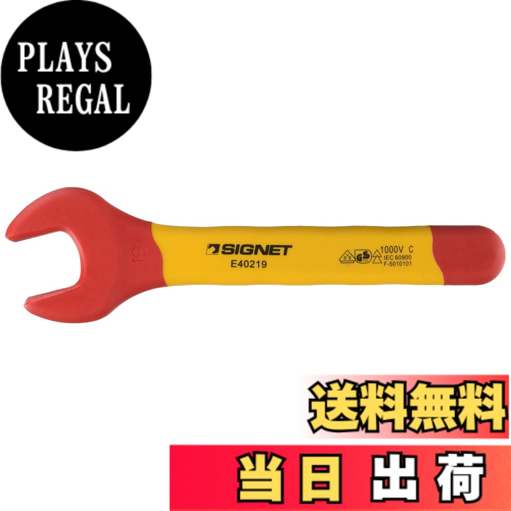 商品情報商品の説明サイズ(mm):19 全長(mm):180 ヘッド幅(mm):53 ヘッド厚さ(mm):14 金属部分材質:クロムバナジウム鋼 グリップはEN60900規格に準じて製造されています。主な仕様 ●金属部分材質:クロムバナジウム鋼