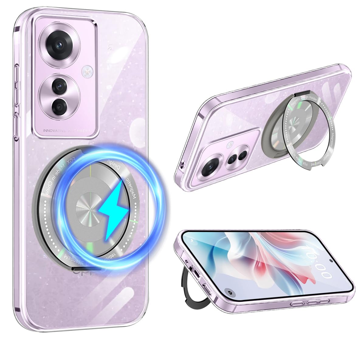 商品情報商品の説明主な仕様 【対応機種】OPPO Reno11 A 5G カバー（ご注意：ご購入前機種をよくご確認くださいね。間違った機種の購入による使えないことを避けてください）。【スタンド機能、両手解放、自由満喫】多機能マジックスタンド...