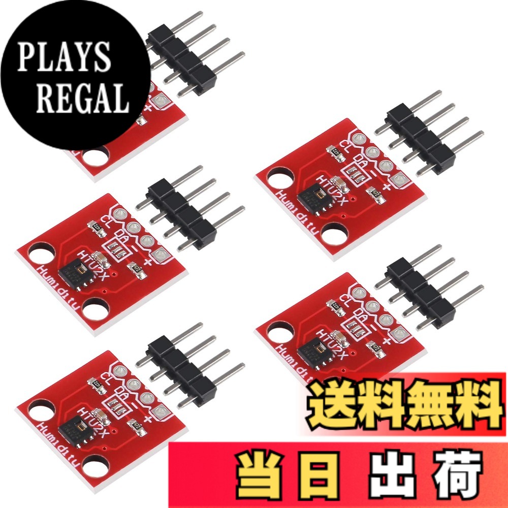 商品情報商品の説明商品説明: HTU21D は低コストで使いやすく、高精度のデジタル湿度と温度センサーです。 このセンサーは環境センサーやデータログ記録に理想的で、気象局や湿度制御システムに最適です。 I2C 通信に必要なのは2つの行だけで...