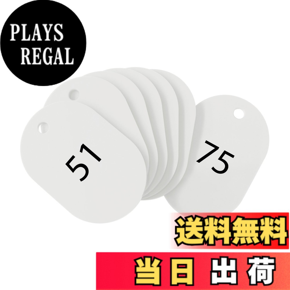 商品情報商品の説明【使い勝手の良い定番の小判型番号札】 荷物や鍵、工具、配線等、あらゆる場面の整理・分類に最適な小判型の番号札です。 ストラップやリングを取り付けるための穴あき仕様。キーホルダーのようにご利用いただけます。 番号51-75番...