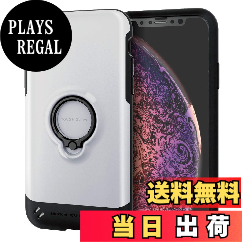 商品情報商品の説明■便利なフィンガーリング付きで、独自設計のエアクッションが効率的に衝撃を吸収する、薄くて軽い耐衝撃ケースiPhone XS、iPhone X用TOUGH SLIM/リング付です。 ■カバー背面に、持ちやすく、iPhoneの...