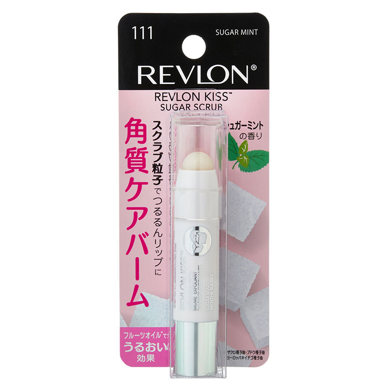 レブロンのシュガースクラブは唇の角質やさしくケアし、しっとり保湿（*）してくれます。気がついた時に手軽にお手入れできるスティックタイプ。シュガーミントの香りで、溶けてなくなるシュガースクラブはマイルドな使い心地です。(*）ザクロ種子油、ヨー...