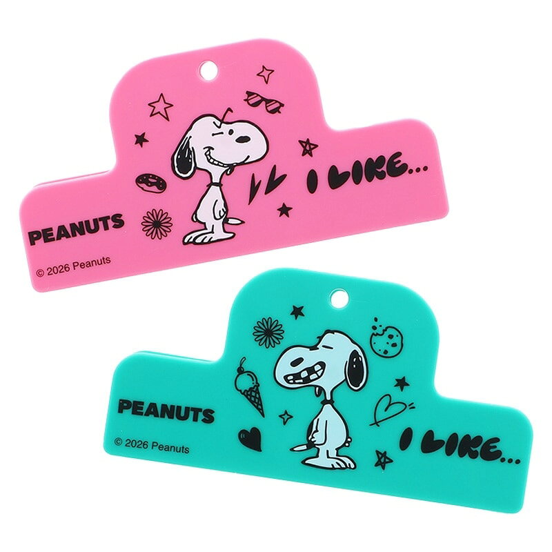 PEANUTSの仲間たちの好きなものを散りばめた、にぎやかで楽しいデザインのマグネットクリップです。クリップ部分にマグネットが付いているので、ハガキやメモを挟んで冷蔵庫やホワイトボードなどに貼り付けられます。【サイズ】約 W88×H44×D...