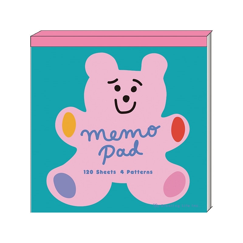 シックシリーズ、人気のクマ柄のメモ帳。森林認証紙使用のため、地球にも優しいメモ帳です。色々なシチュエーションに使用できるので、どれを使うか選ぶのも楽しいです。4柄各30枚入り。【サイズ】約 W100×H100×D10mm