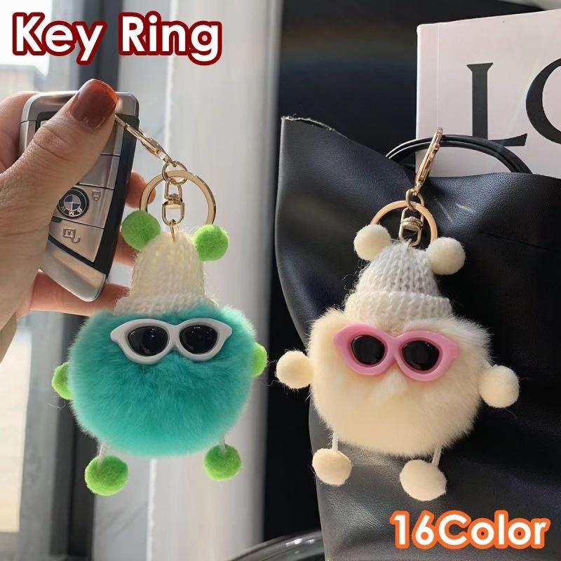 フェイクファーのもこもこがかわいい♪ユニークでお洒落なキーホルダーです。【素材について】合金、フェイクファー【カラーについて】生産ロットにより柄の出方や色の濃淡が異なる場合がございます。お使いのモニターや撮影時の光の加減などにより画像と実際...