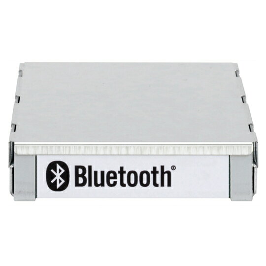 商品情報● BTU-100●Bluetooth機能を搭載した機器の音声信号をワイヤレスで受信することができます。● 仕様寸法：幅63mm×高さ16mm×奥行113mm（コネクター部含まず）質量：約130g● 仕様使用電源：DC12V(組込機...