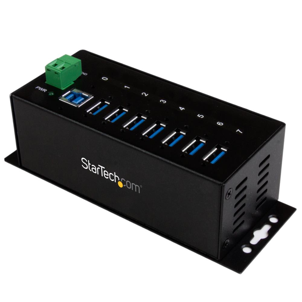 ■仕様7ポート産業用USB 3.0ハブ。過酷な産業環境、製品・修理ラボ、会議室、オフィスのワークスペースで拡張性の高いソリューションを提供します。頑丈な産業用メタル筐体を使用しており、工場やオフィス環境で多くの機器を接続できるように設計され...
