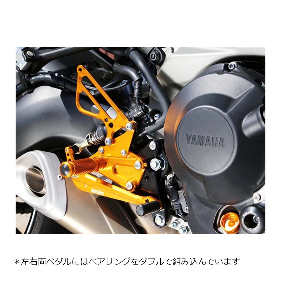 メーカー名：ベビーフェイスメーカー品番：002-Y016GD8ポジション可変のステップキットです。シフトパターンは正逆ともに選択可能で、街乗りやワインディングはもちろん、、サーキット走行でも使用していただけます。販売備考：チェンジパターン:...
