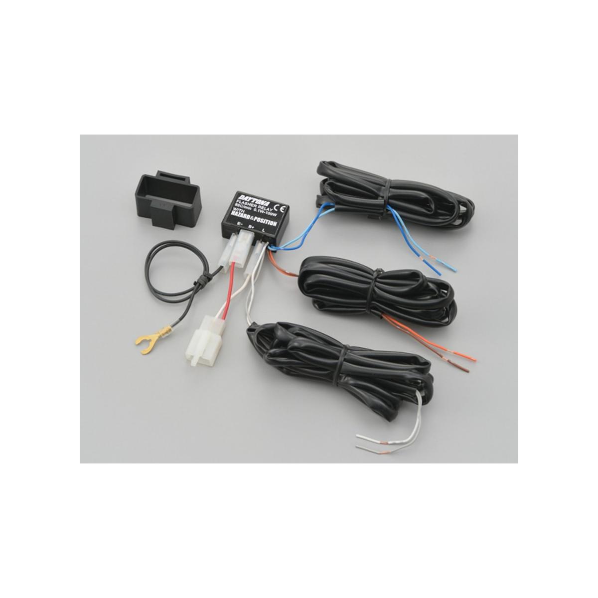 メーカー名：デイトナメーカー品番：15368◆ハザード＆ポジション機能付きのLED対応ウインカーリレー3PIN◆ハザード機能が付いていない車両にハザード機能を追加できます（※1）※1 ハザード用のスイッチが別途必要です◆O.1W〜100Wま...