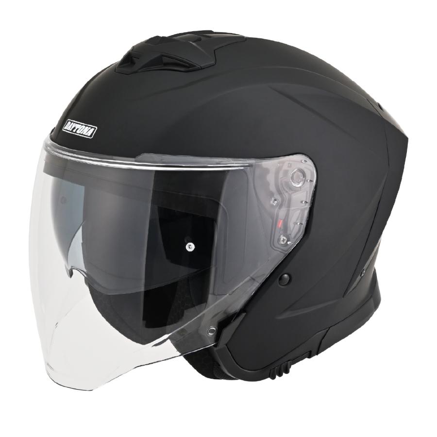 メーカー名：デイトナメーカー品番：61059デイトナ(Daytona) バイク用 ヘルメット ジェット SG規格 高強度ABS スポーツ設計 インナーバイザー / スピーカーホール 装備 DN-006SJ マットブラック Mサイズ(57-5...