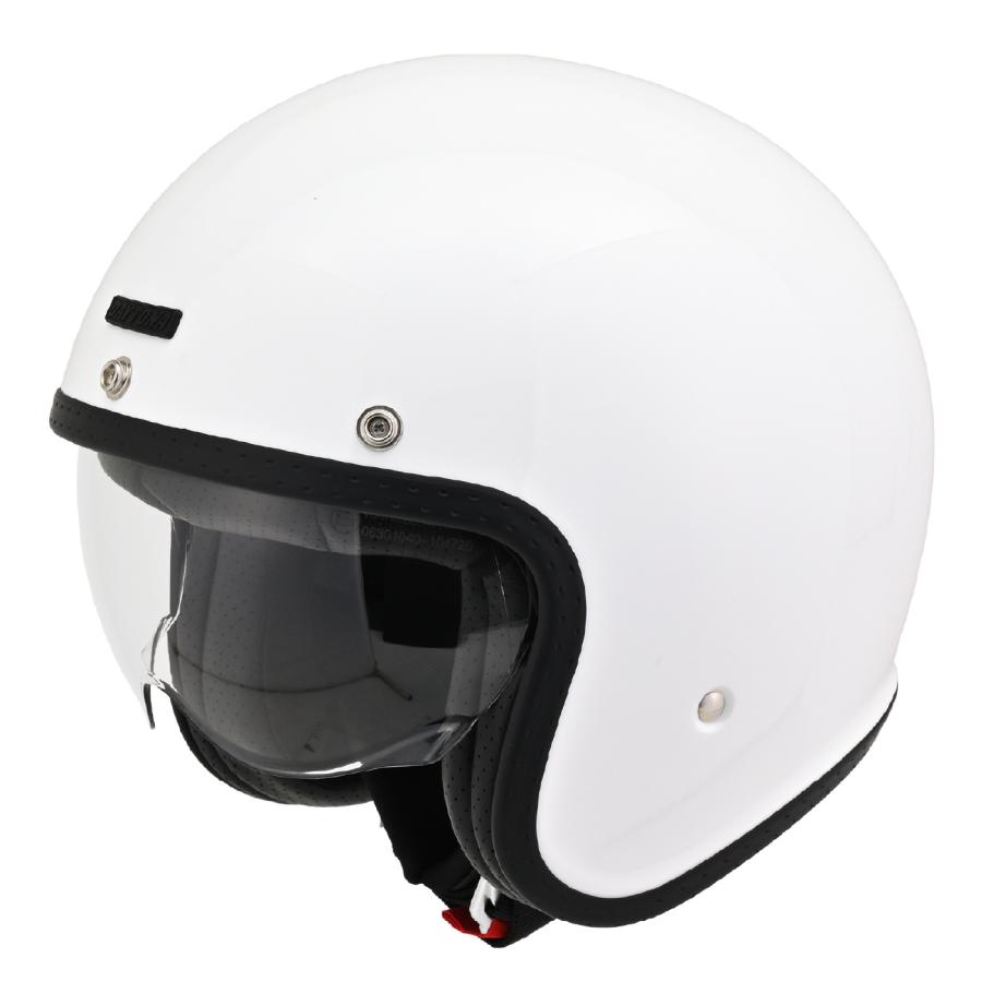メーカー名：デイトナメーカー品番：61099デイトナ(Daytona) バイク用 ヘルメット ジェット SG規格 高強度ABS 軽量 スモールジェット シールド / スピーカーホール 装備 DN-007PJ ホワイト Mサイズ(57-58c...