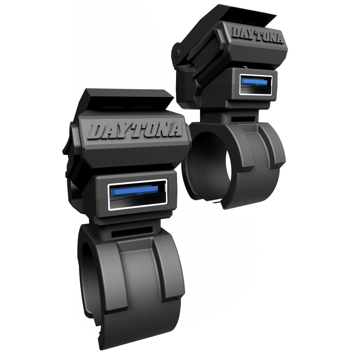 メーカー名：デイトナメーカー品番：61509●バイク専用電源USB Type-A+Type-A。2ポートで複数のデバイスを同時に充電可能●急速充電対応 / 充電規格 QC3.0 / 最大60W(2ポート合計)●グローブをつけたままワンタッチ...