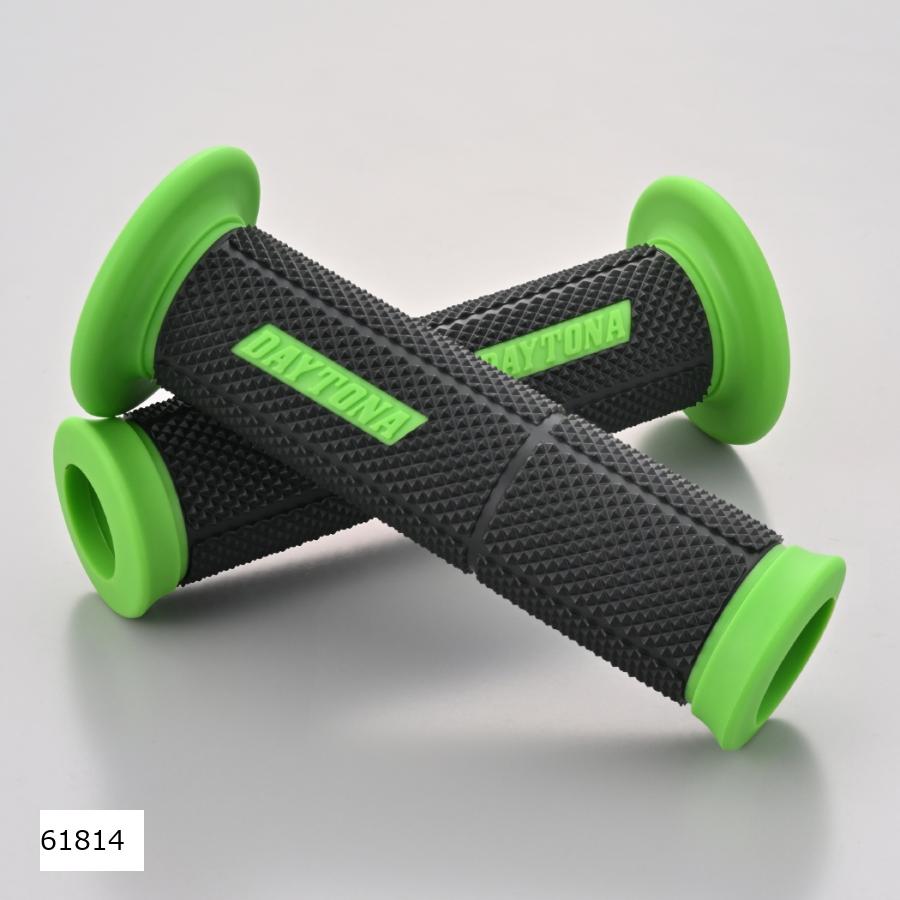メーカー名：デイトナメーカー品番：61814GRIPPY GRIP GG-DUAL-BASE2（全長123mm / Φ22.2ハンドル用）ブラック/グリーン販売備考：キャンセル不可商品です。