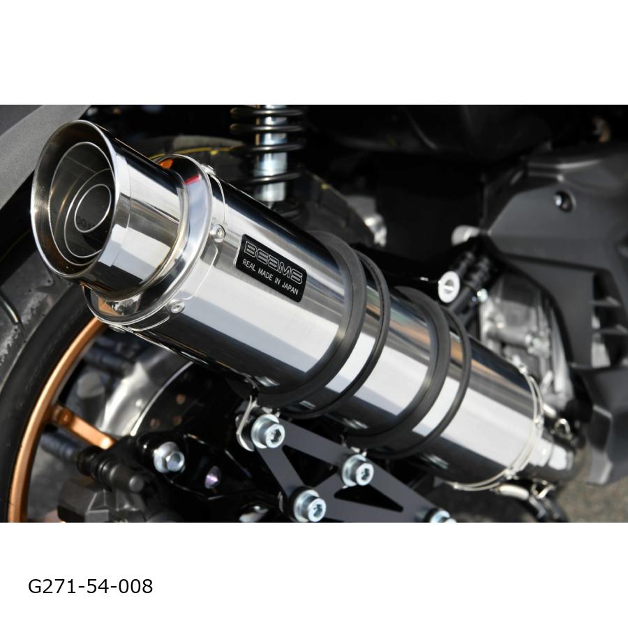メーカー名：ビームスモーターカンパニーメーカー品番：G271-54-008販売備考：ご注文後のキャンセルはすべてできません。 ※納期がかかる場合もキャンセルできません。 政府認証適合情報：ヤマハ[YAMAHA] NMAX155 8BK-SG66J