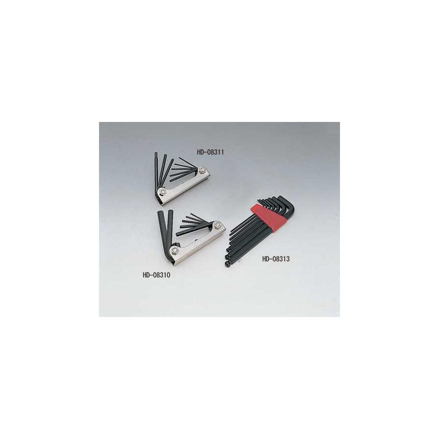 メーカー名：キジマメーカー品番：HD-08313キット内容：3/32・1/8・5/32・3/16・1/4・5/16・3/8備考：※ボールポイントレンチ　7pcs