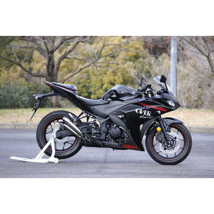 メーカー名：オーヴァーレーシングメーカー品番：17-35-02適合情報：ヤマハ[YAMAHA] YZF-R25 材質[素材]：サイレンサー：チタン重量[キログラム]：1.0タイプ：スリップオン付属品：専用マフラーカバー付属JMCA：政府認証...