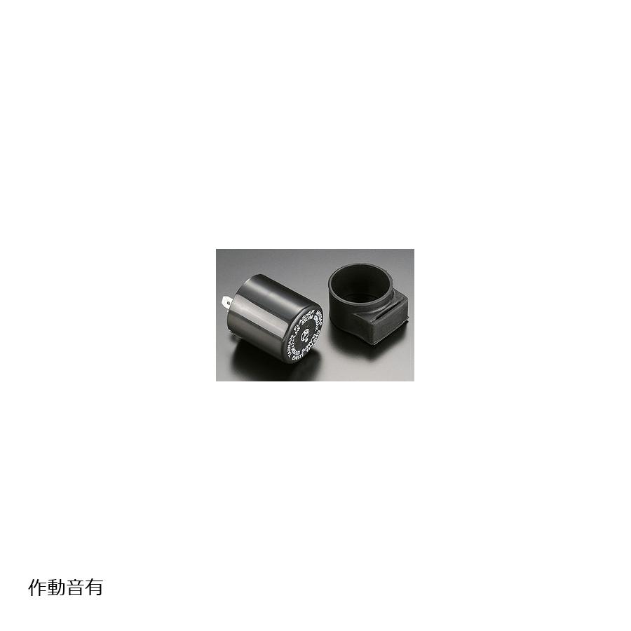 メーカー名：ピーエムシーメーカー品番：156-4381従来の電磁式と違い、老朽化等で発生する点滅回数のバラつきもなく耐久性も抜群です。ラバーマウント用ホルダー付。作動音有。