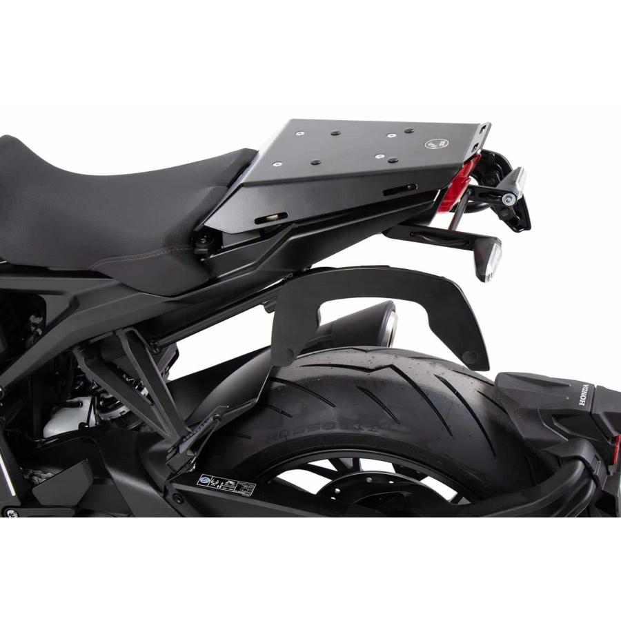 メーカー名：ヘプコアンドベッカーメーカー品番：6309533 00 01販売備考：ウインカー要移設(ステー同梱済)。適合情報：ホンダ[HONDA] CB1000R 21-25耐荷重：片側5kg ※Orbitサイドケース使用時は片側3色[カラ...