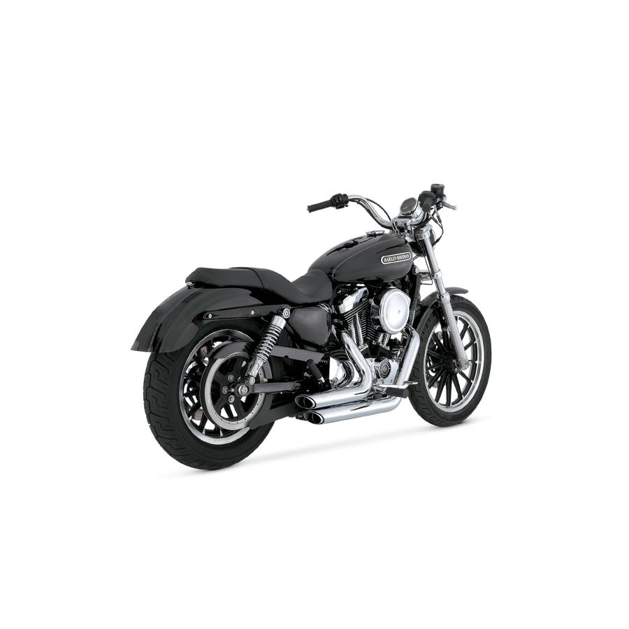 メーカー名：バンスアンドハインズメーカー品番：1800-0467ショートタイプの2-2タイプエキゾースト。リアタイヤ手前でスラッシュカットされたエキゾーストはスタイリッシュな2重構造で、ショートタイプならではのバンス＆ハインズ伝統のホットロ...