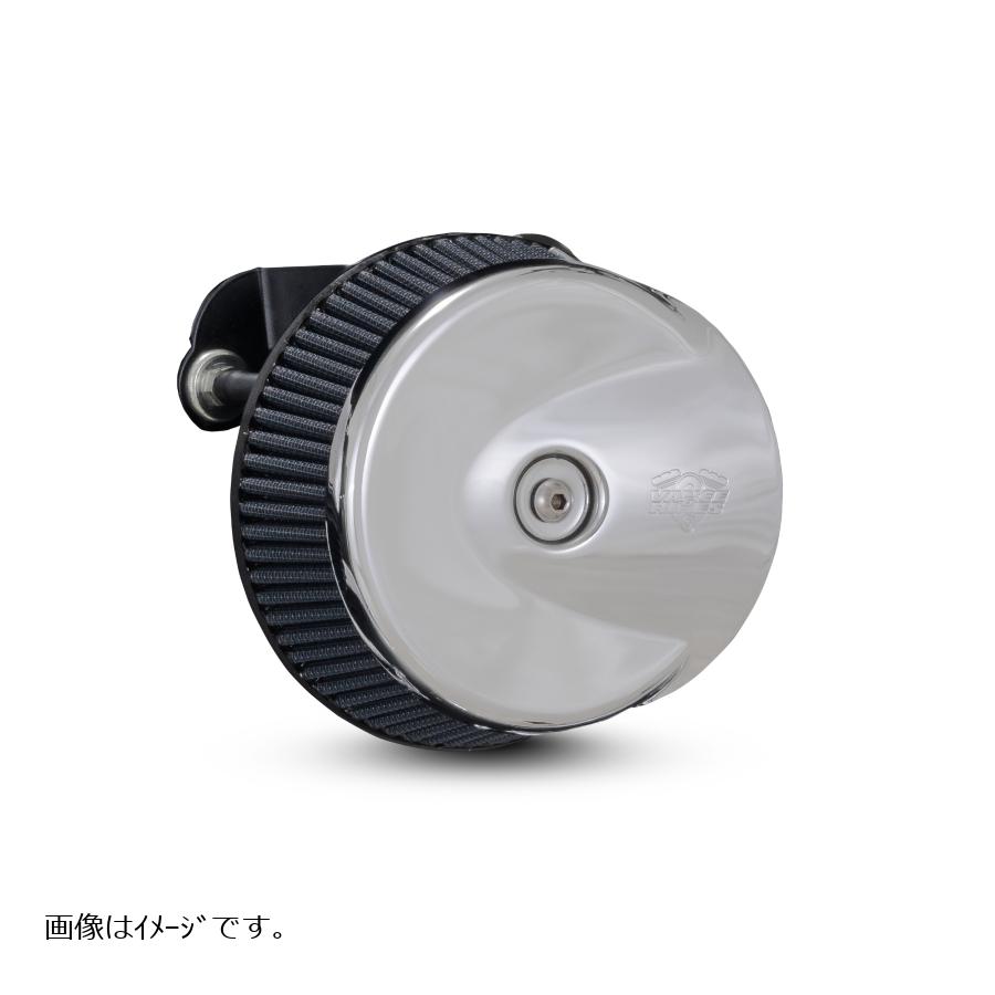メーカー名：バンスアンドハインズメーカー品番：72379マッスルカーを彷彿とさせるクラシックなデザインが特徴のエアクリーナーキット。Vツインエンジンにノスタルジックなエッセンスを加え、バンス独自のエアフロー機構であるFORCE VELOCI...